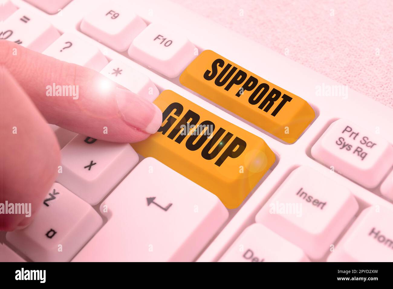 Conceptual caption Support Group. Word for number of people involved in ...