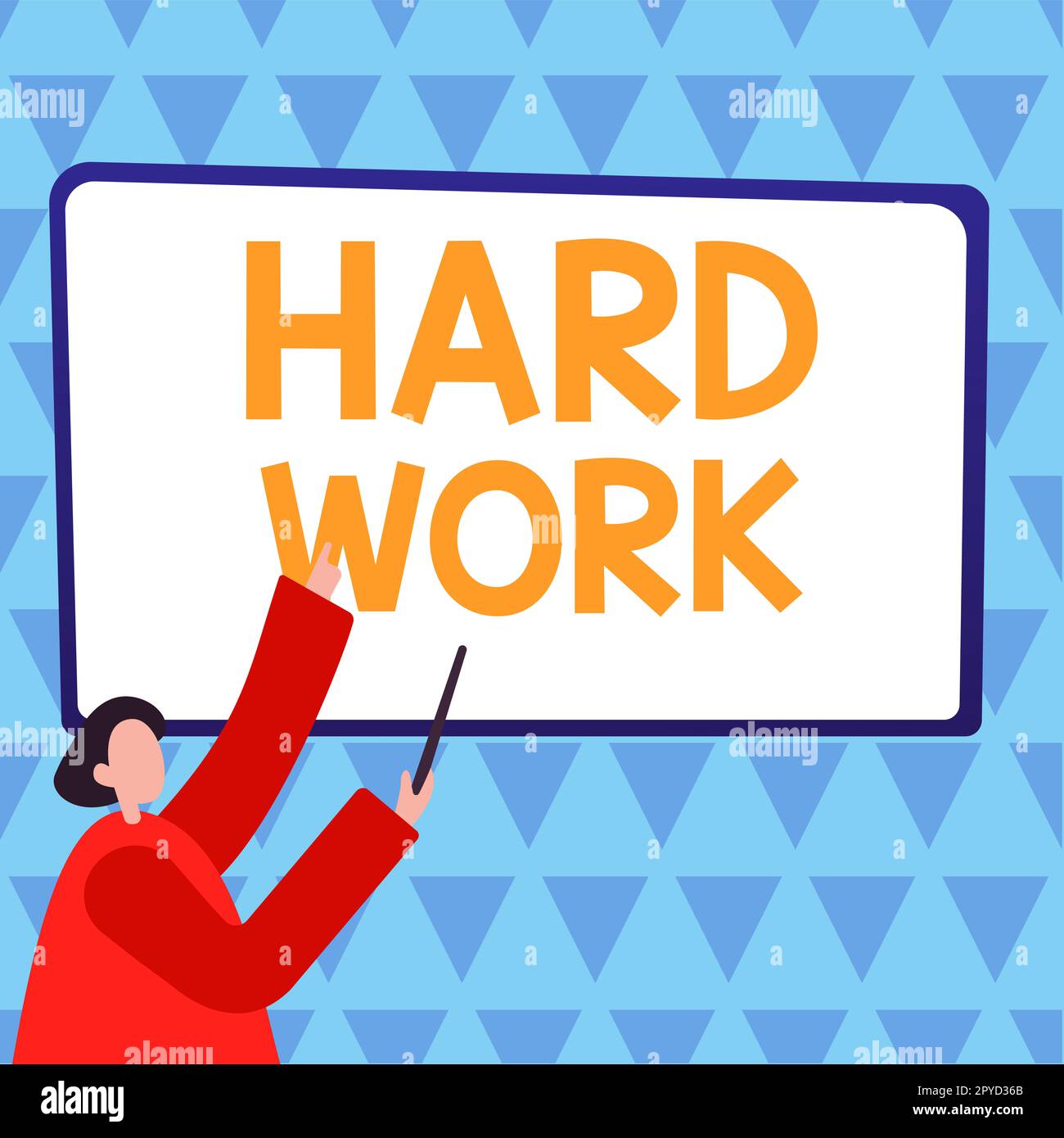 Writing displaying text Hard Work. Word Written on always putting a lot ...