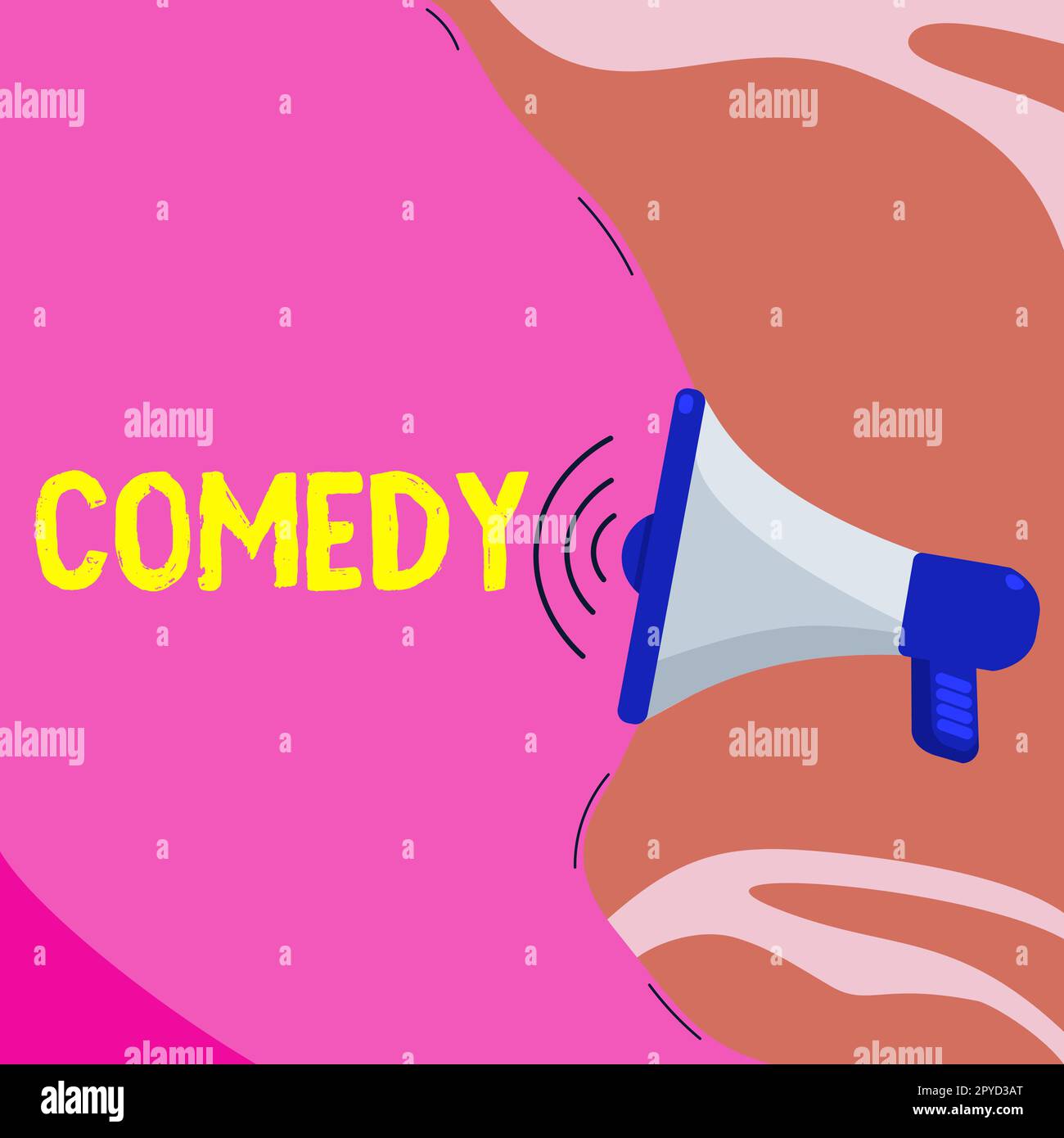 Inspiration showing sign Comedy. Business idea Funny program Humorous ...