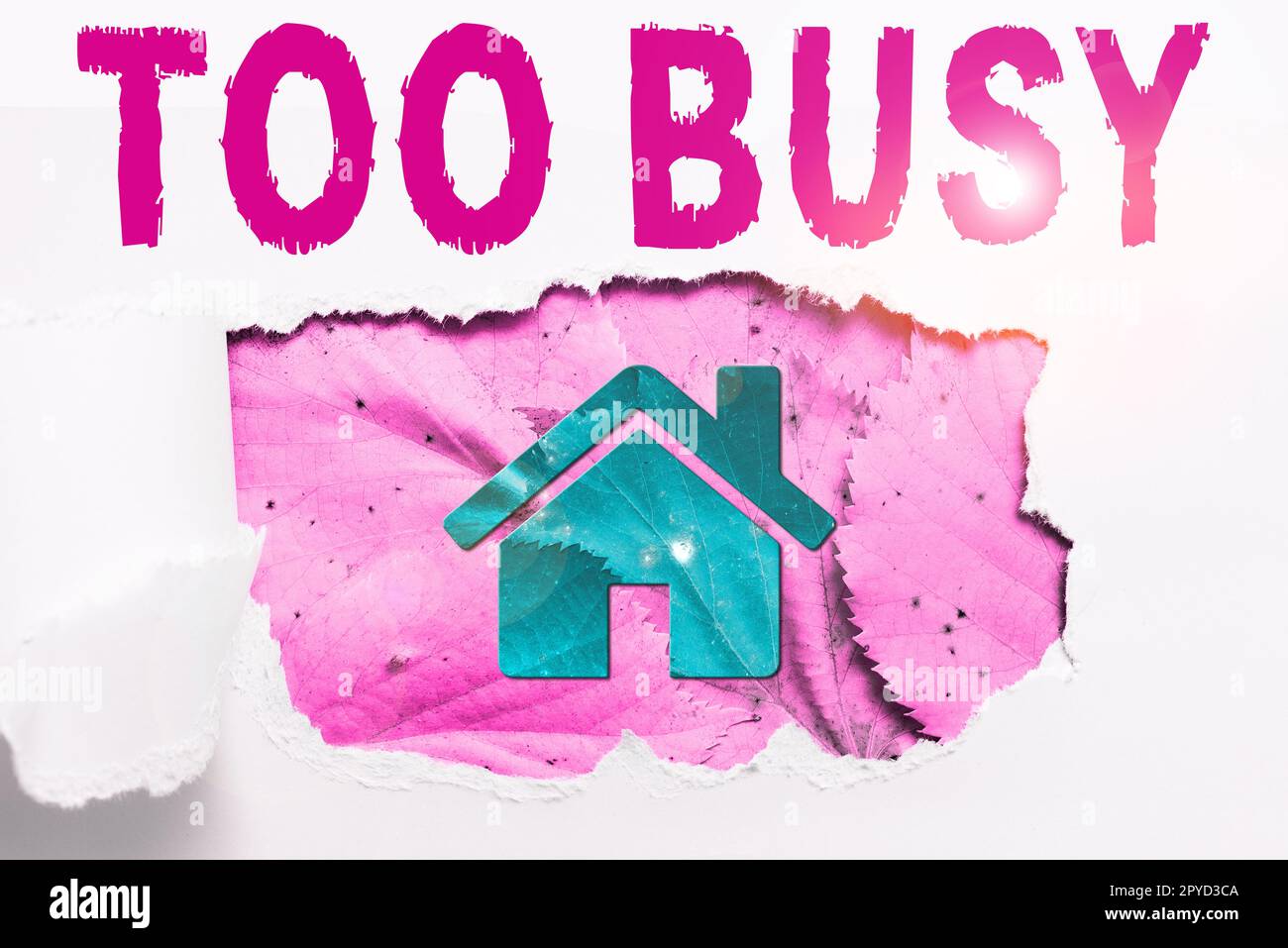 Text caption presenting Too Busy. Business approach No time to relax no ...