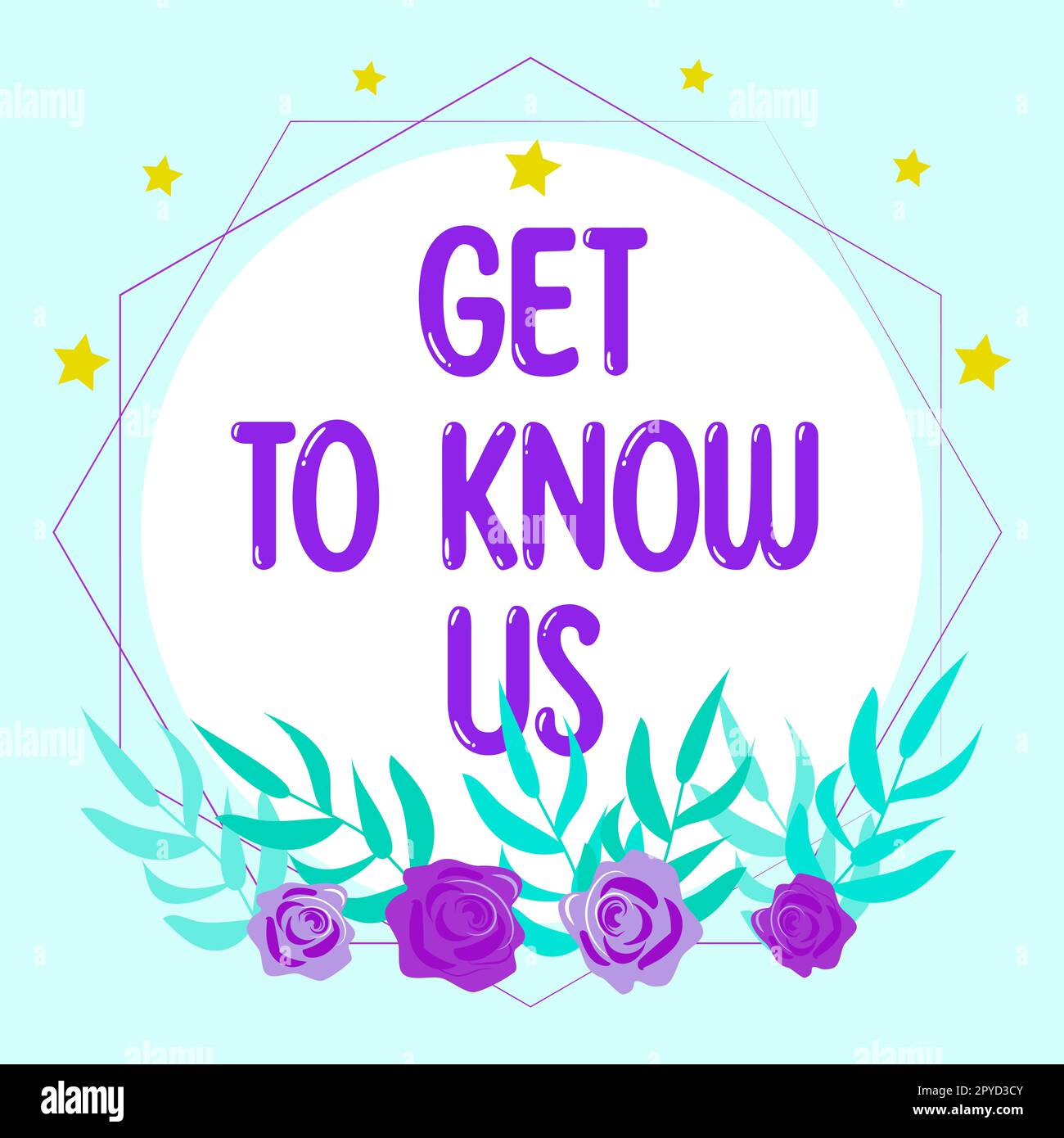 Handwriting text Get To Know Us. Internet Concept acquiring an ...