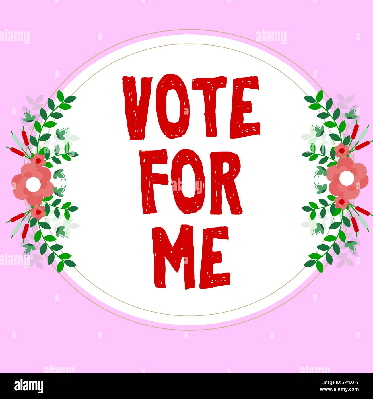 Conceptual display Vote For Me, Concept meaning Campaining for a ...