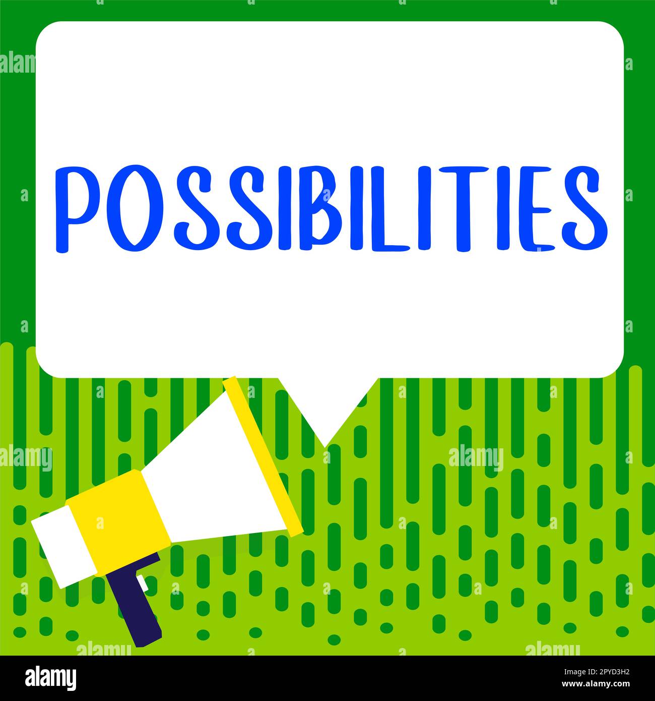 Hand writing sign Possibilities. Word for Other options Opportunities ...