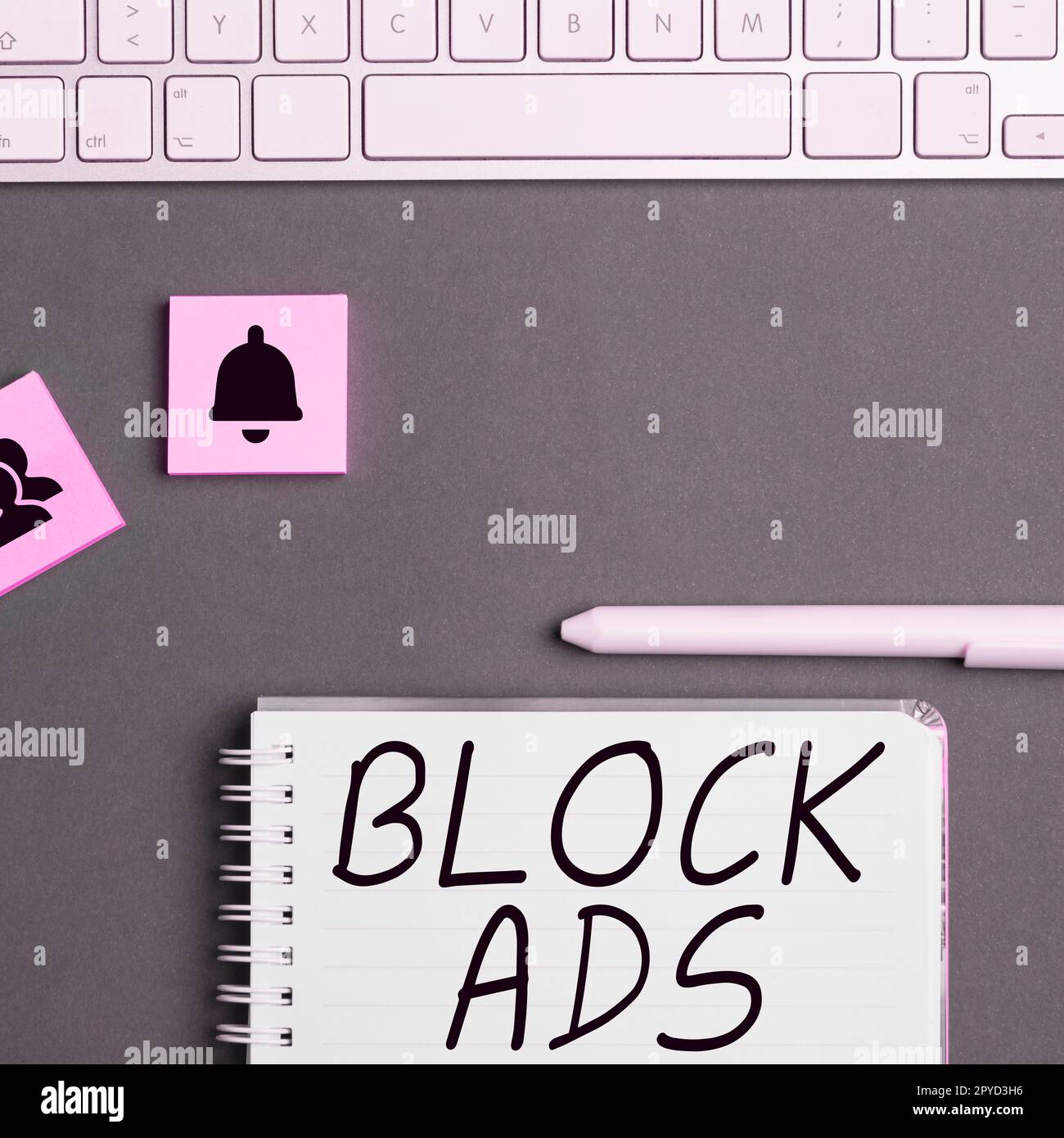 Conceptual display Block Ads. Word Written on program that will remove ... Conceptual display Block Ads. Word Written on program that will remove ...