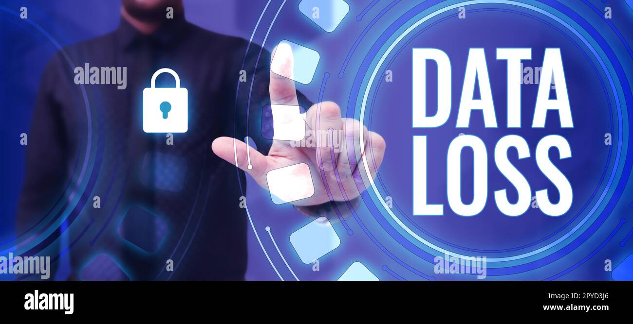 Inspiration showing sign Data Loss. Internet Concept process or event ...