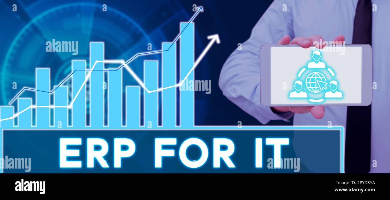 Writing displaying text Erp For It. Conceptual photo Enterprise ...