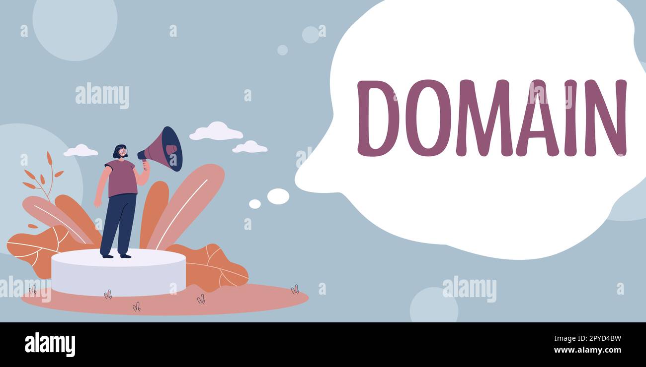 Inspiration showing sign Domain. Business showcase distinct subset of ...