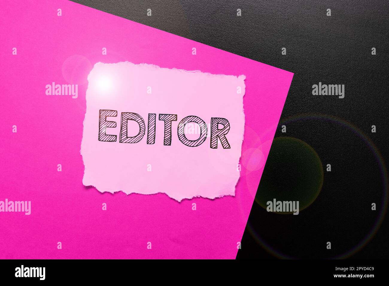 Inspiration showing sign Editor. Word for person who is in charge of ...