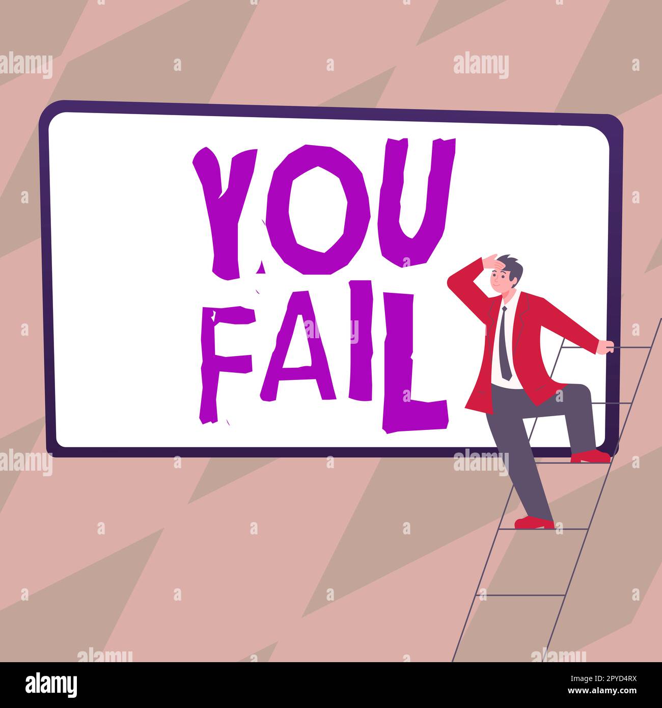 Writing displaying text You Fail. Business idea not able to live up to ...