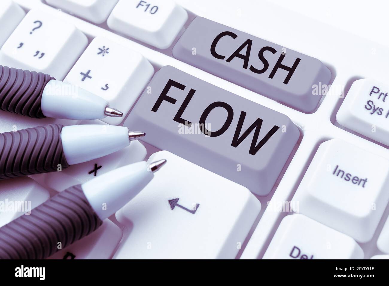 Text sign showing Cash Flow. Business approach Movement of the money in ...