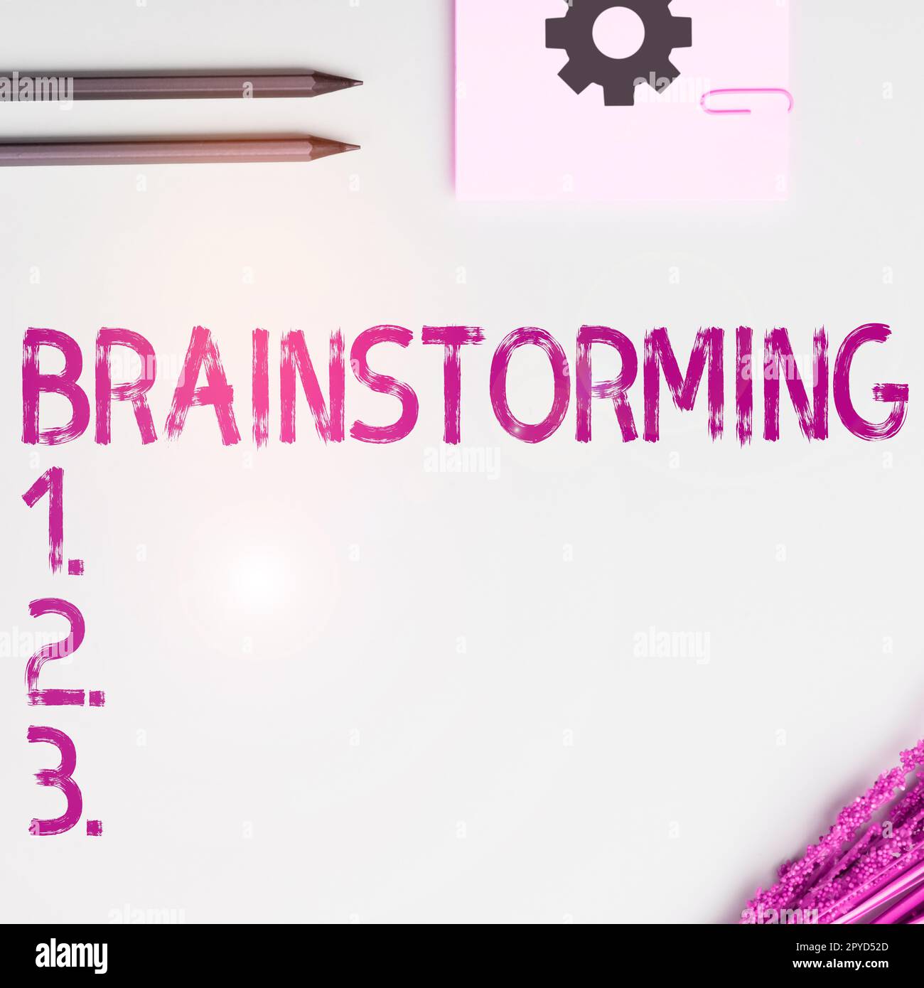 Writing displaying text Brainstorming. Conceptual photo Hold a group ...