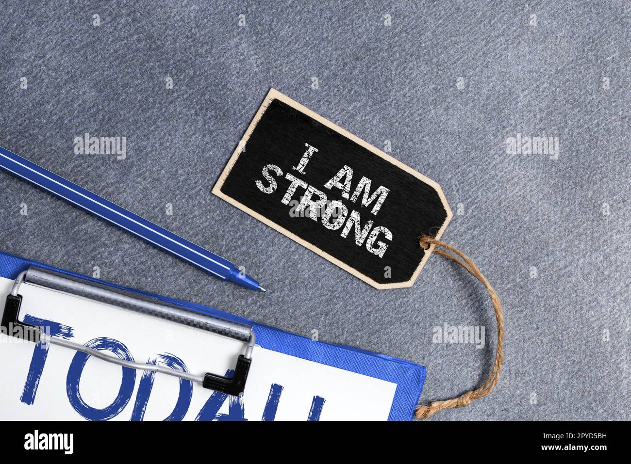 Conceptual display I Am Strong. Business showcase Have great strength ...