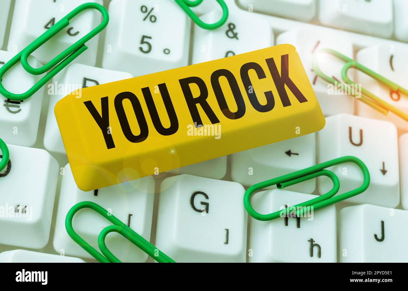 Conceptual display You Rock. Business concept slang phrase of praise or ...