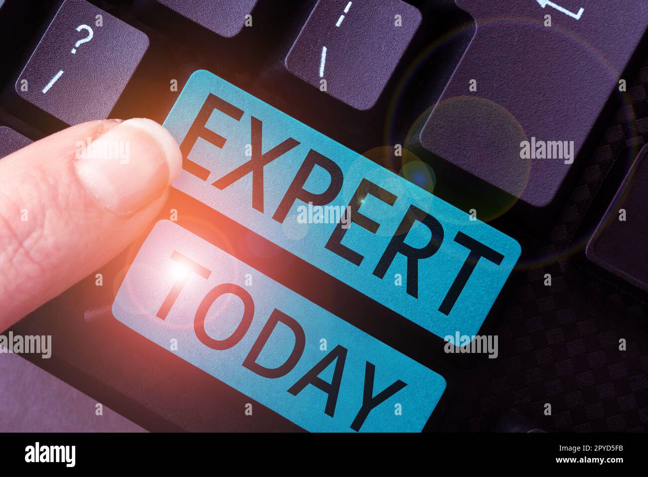 Text caption presenting Expert. Business concept person who is very ...