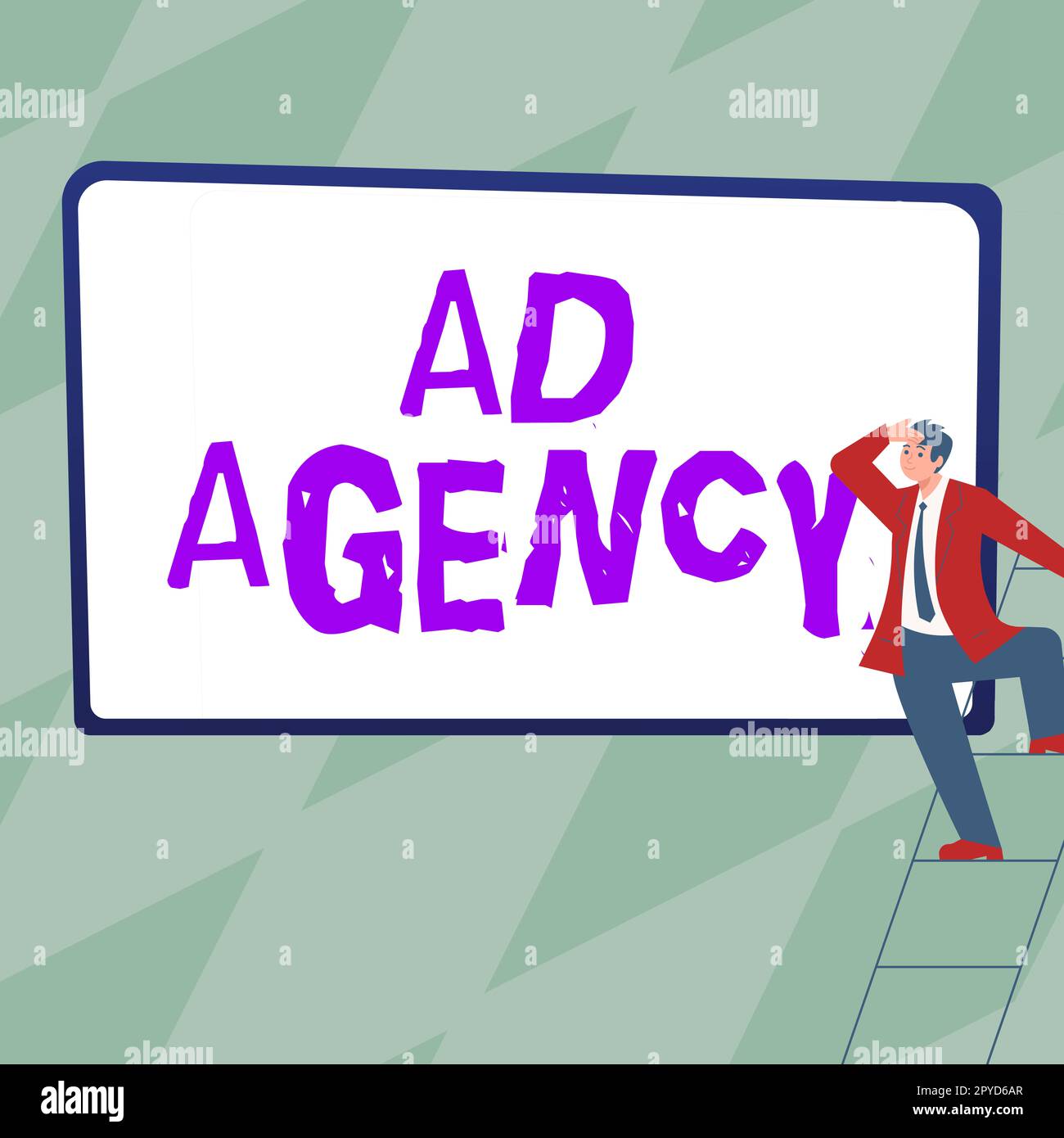 Text caption presenting Ad Agency. Word Written on business dedicated ...
