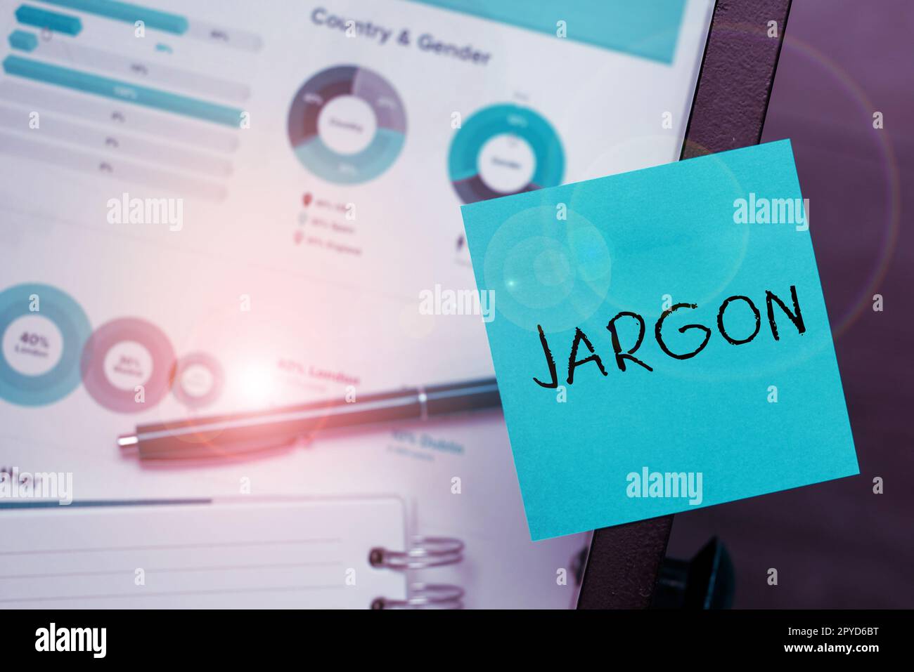 Hand writing sign Jargon. Business concept special words or expressions ...