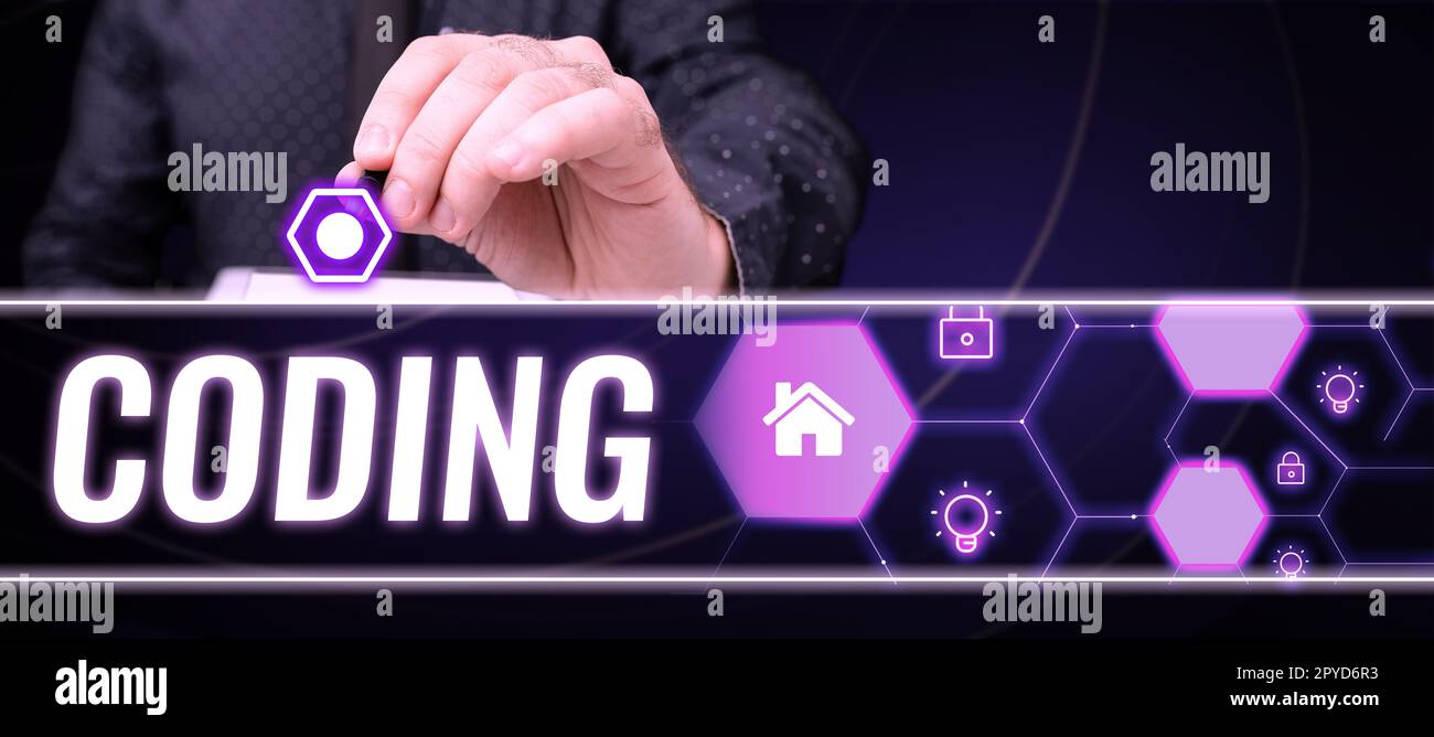 Conceptual Caption Coding Word For Assigning Code To Something For Classification