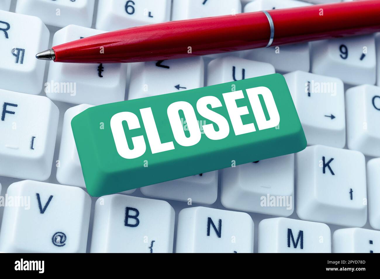 Finished sign hi-res stock photography and images - Alamy