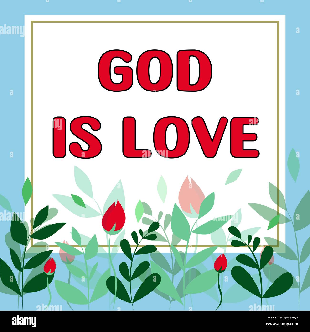 Hand writing sign God Is Love. Word for Believing in Jesus having faith ...
