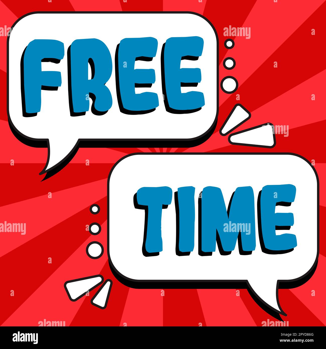 Text sign showing Free Time. Word Written on time available for hobbies ...