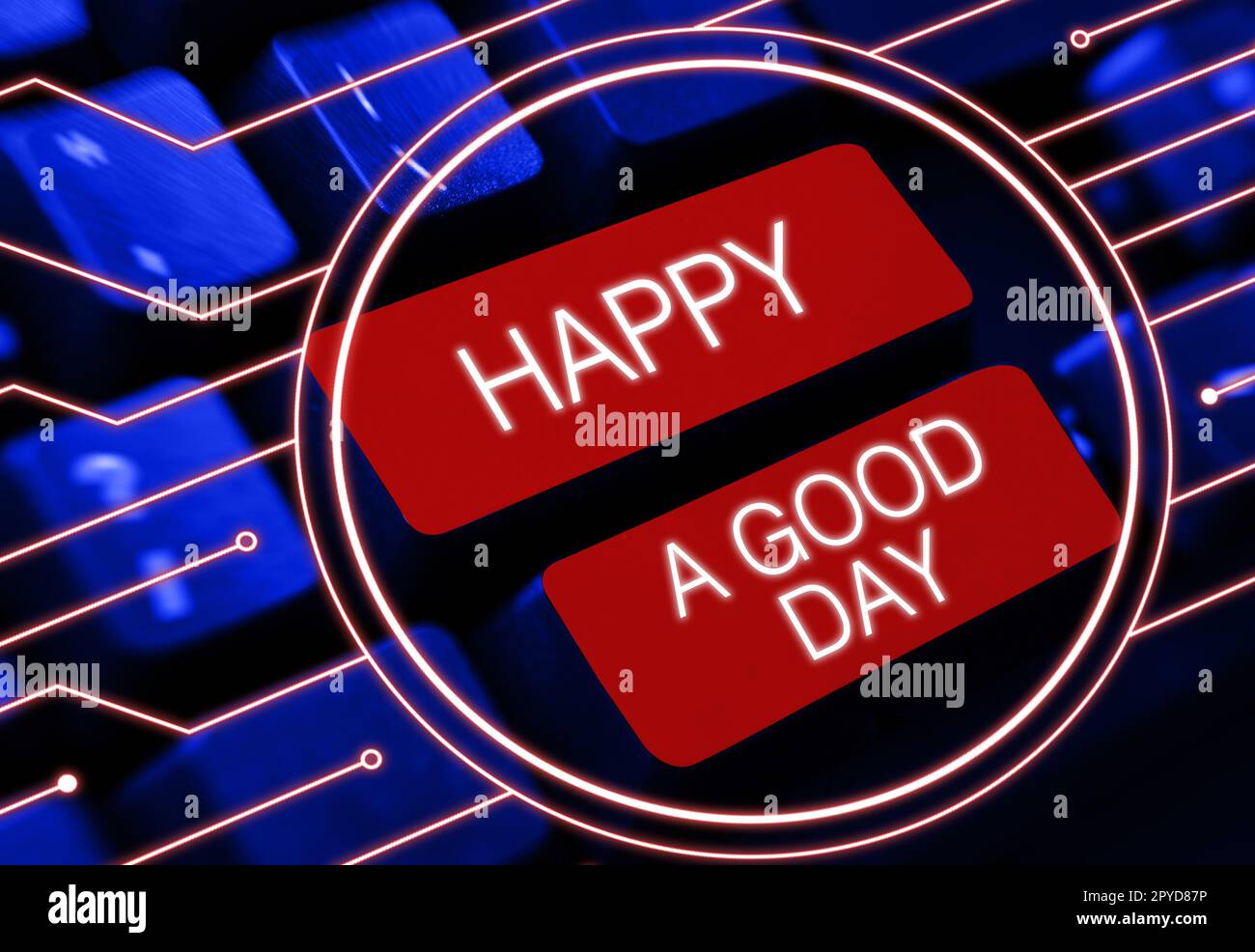 Writing displaying text Happy A Good Day. Word Written on Best wishes ...