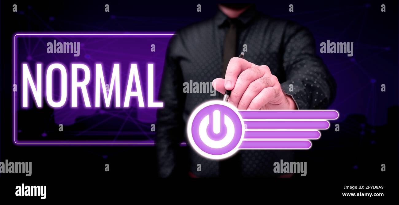 Writing displaying text Normal. Concept meaning system of public needs ...