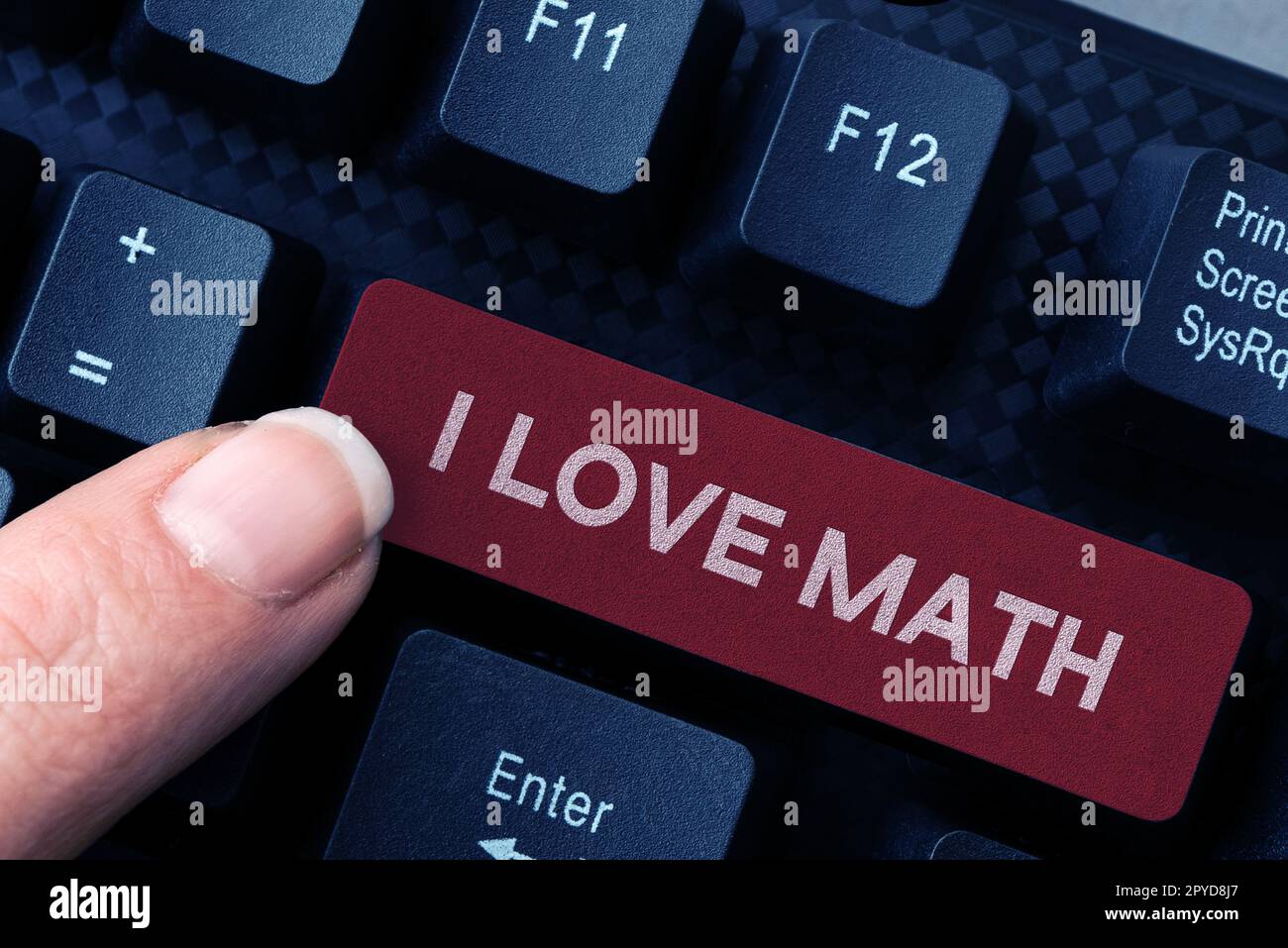 I love math hi-res stock photography and images - Alamy