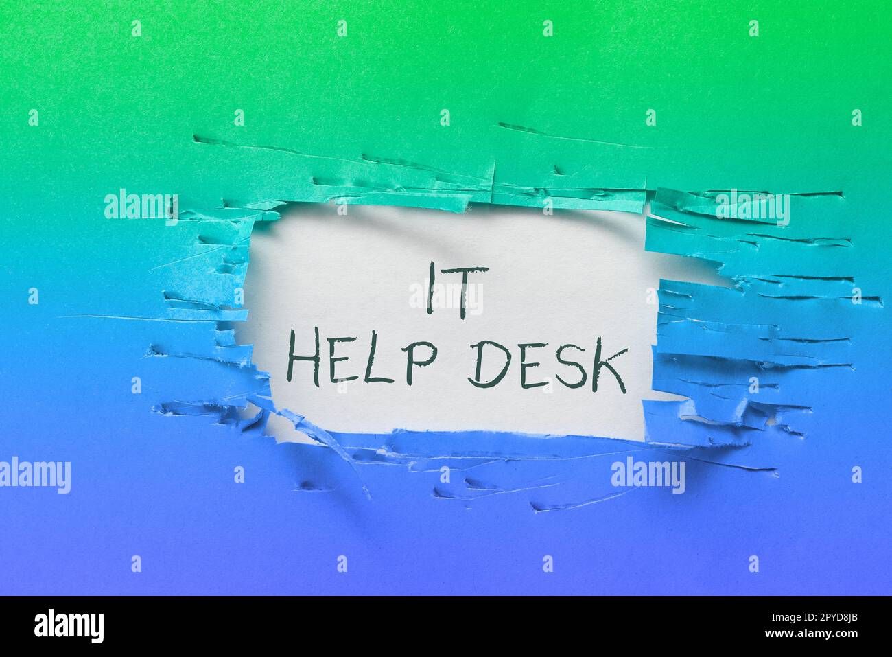 Sign displaying It Help Desk. Business approach Online support ...
