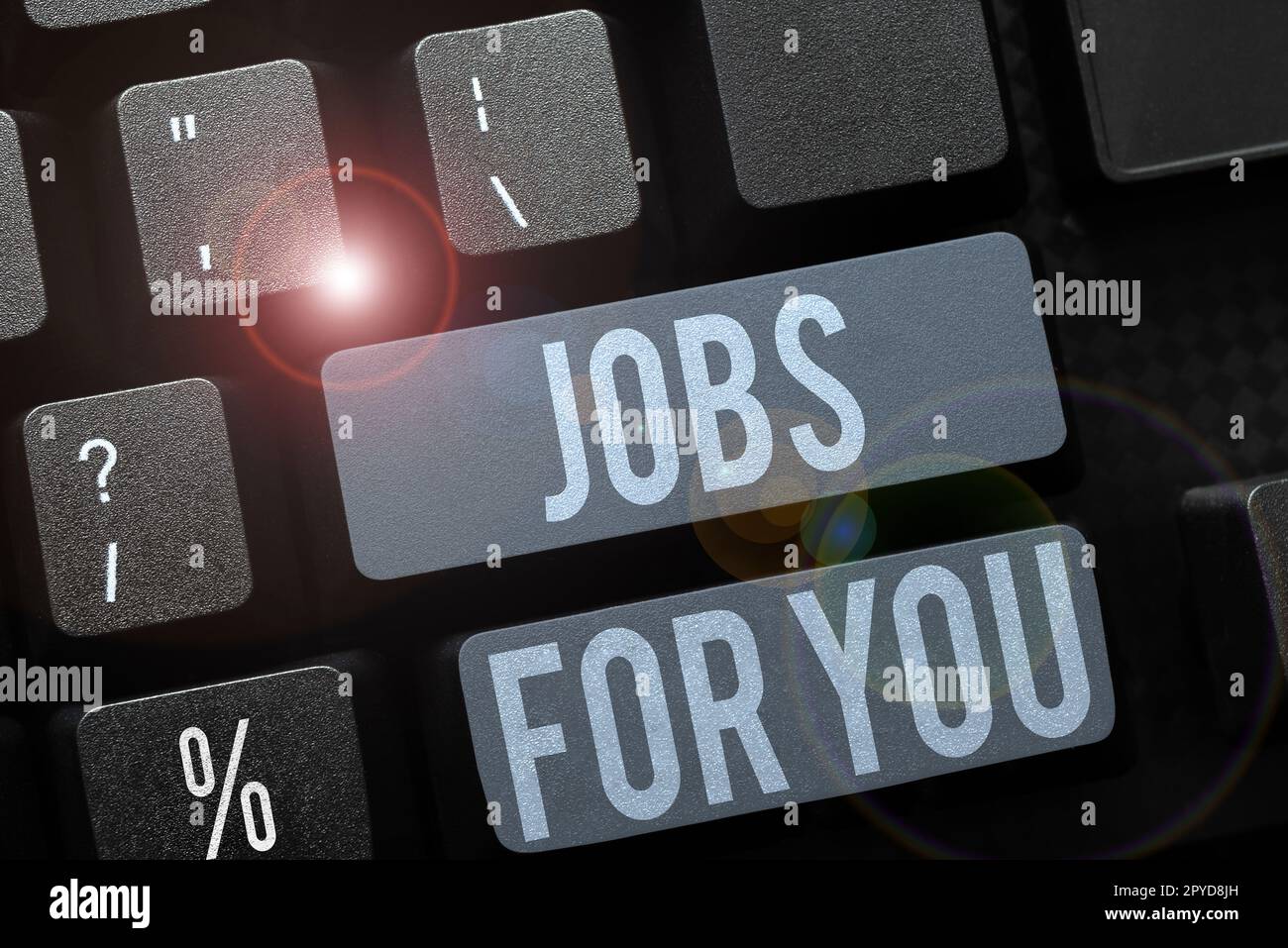 Conceptual display Jobs For You. Word Written on List of available ...