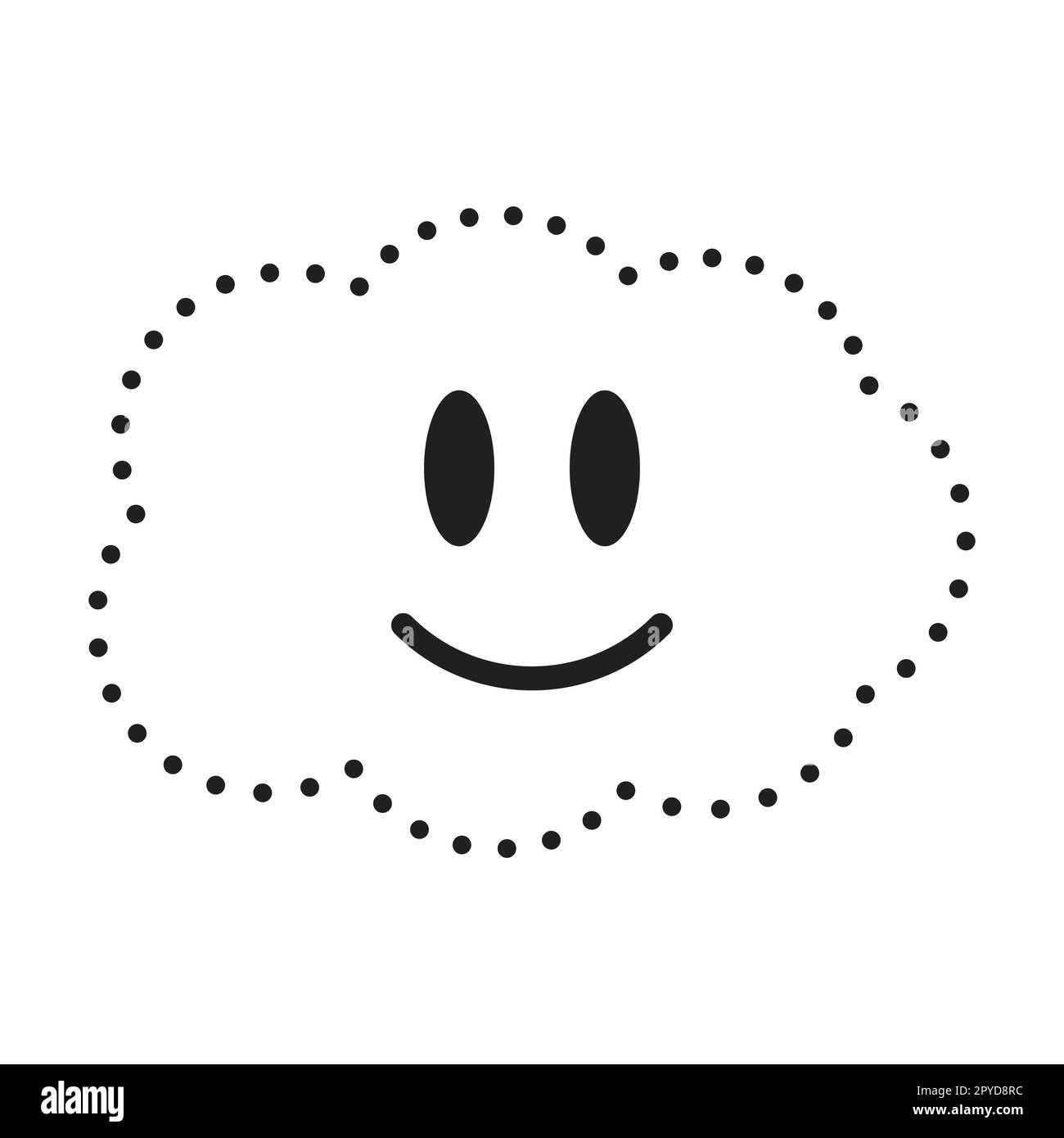 Dotted cloud shape for tracing lines for preschool and kindergarten ...