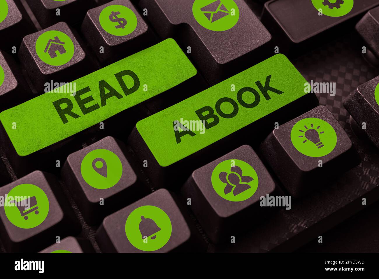 Handwriting text Read A Book. Word Written on Enjoy literature ...