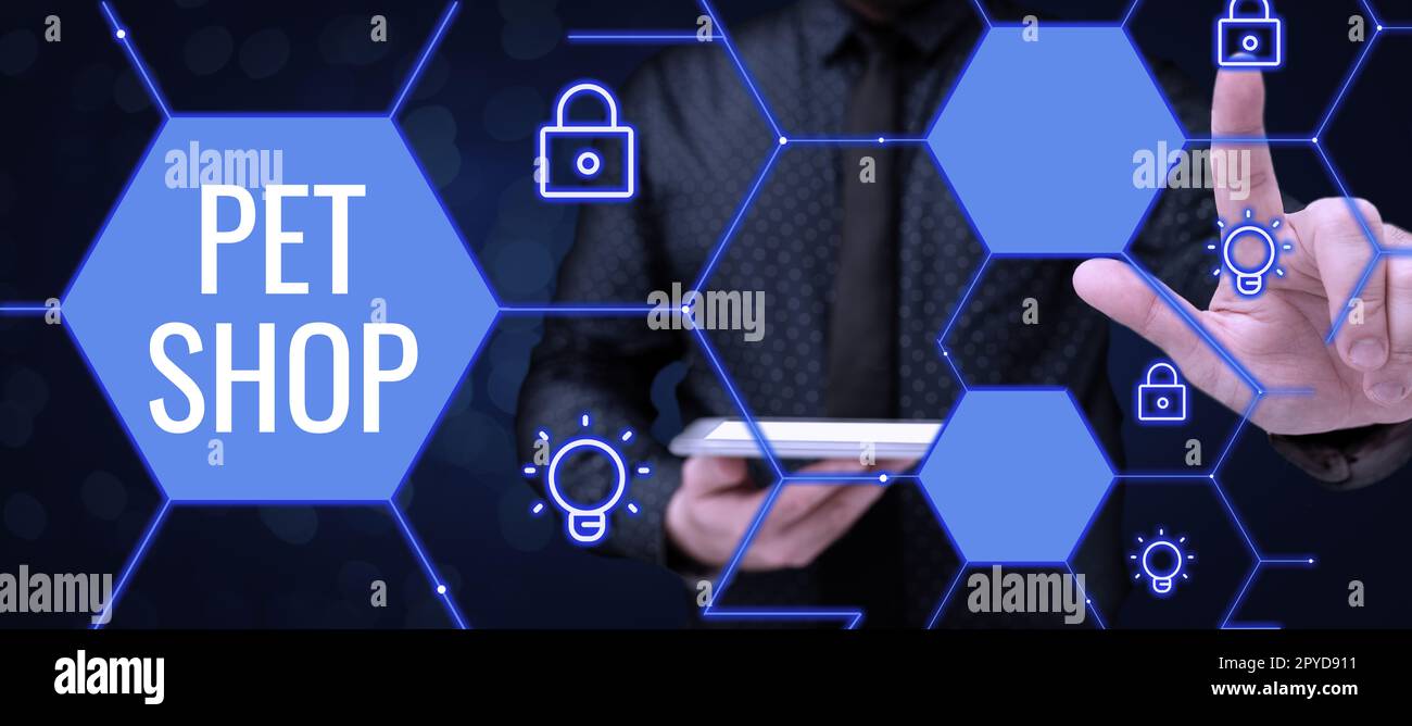 Conceptual display Pet Shop. Business overview Retail business that ...