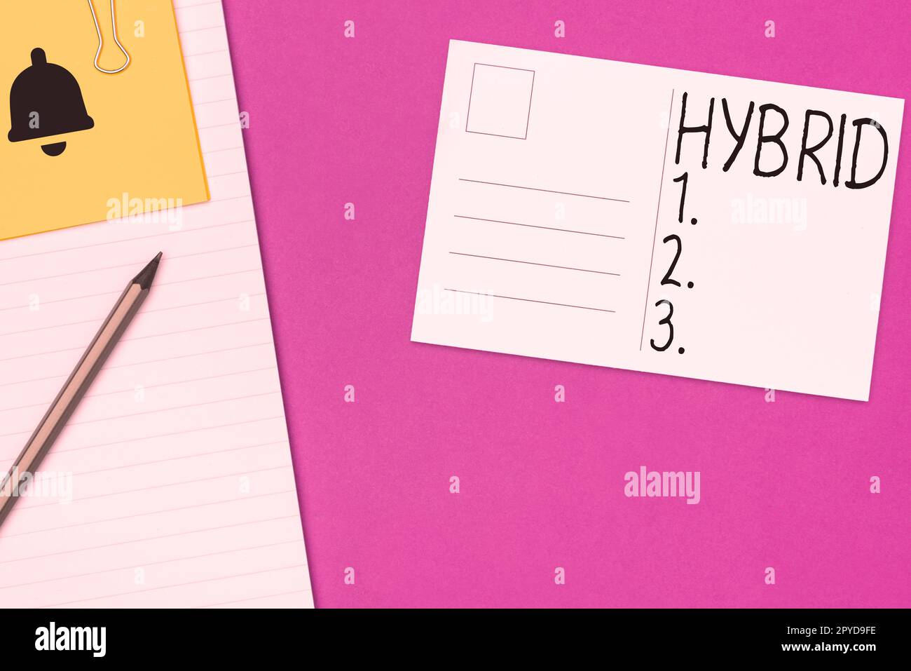 Sign displaying Hybrid. Word for offspring of two plants or animals of ...