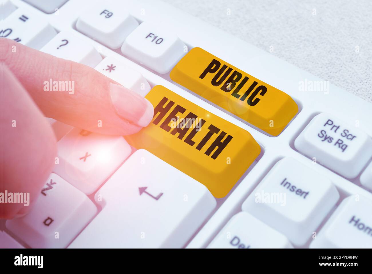 Sign displaying Public Health. Word Written on Promoting healthy ...