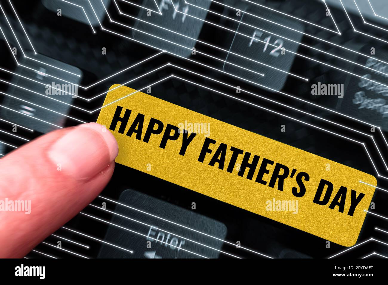 Inspiration showing sign Happy Father's Day. Internet Concept time of ...