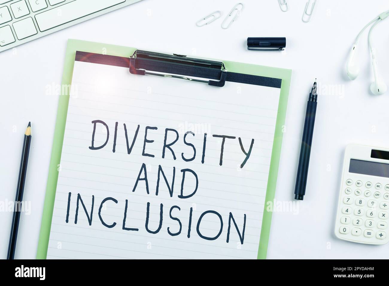 Text sign showing Diversity And Inclusion. Word for range human ...