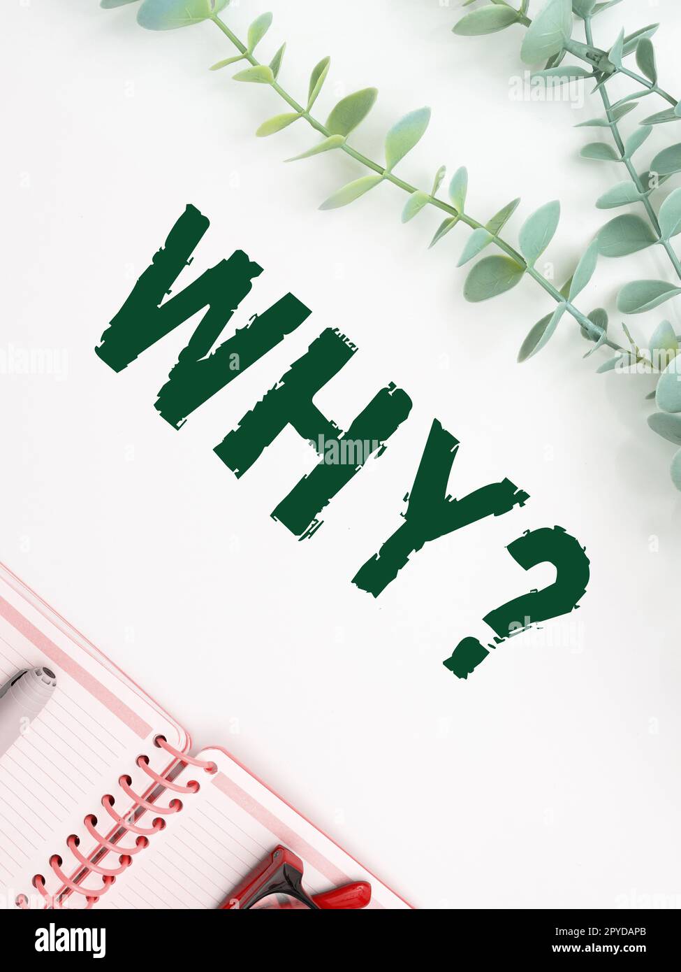 Handwriting text Why. Internet Concept Asking for what reason and ...