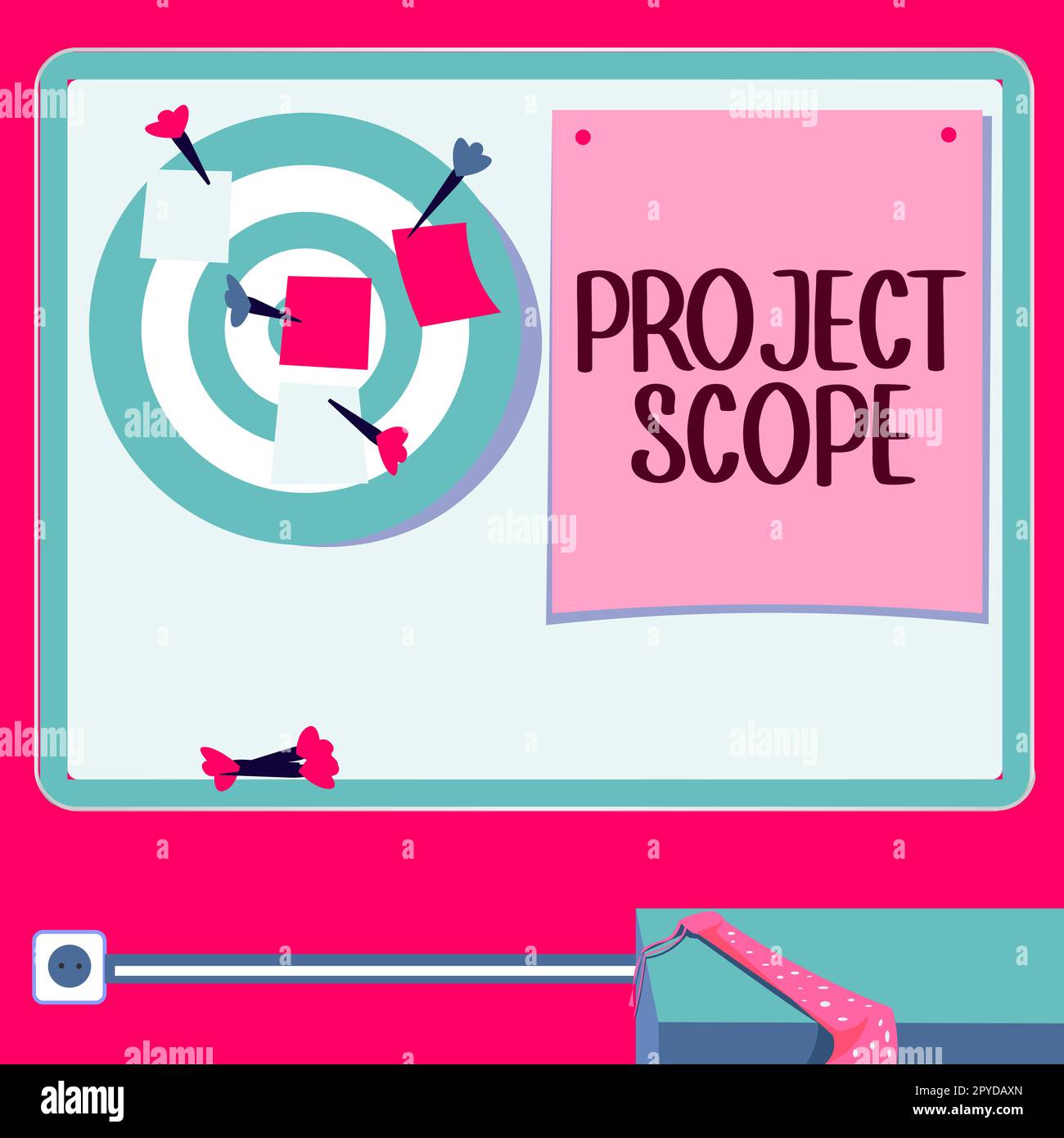 Conceptual display Project Scope. Business showcase evaluation of work ...