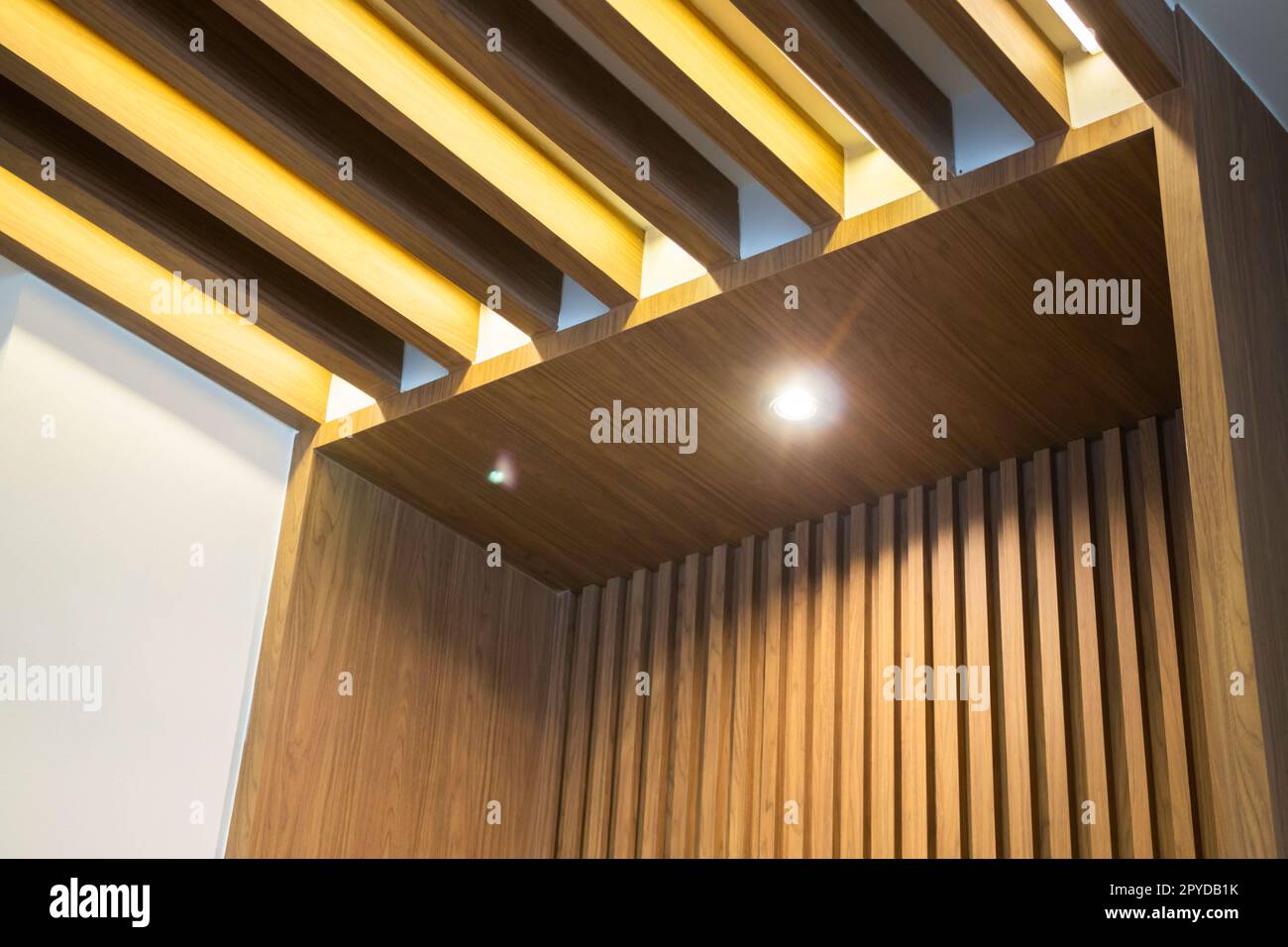 Lights on a ceiling in the building Stock Photo - Alamy