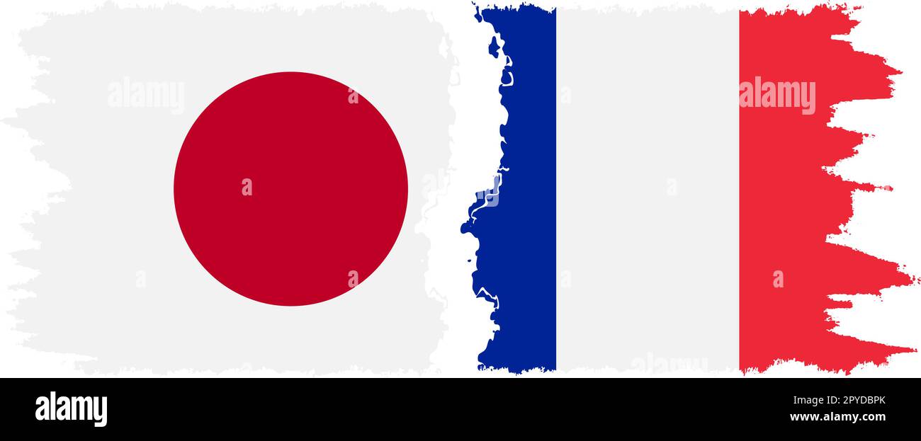 Japanese print france Stock Vector Images - Alamy