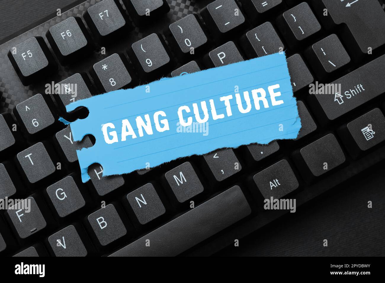 Text sign showing Gang Culture. Business showcase particular ...