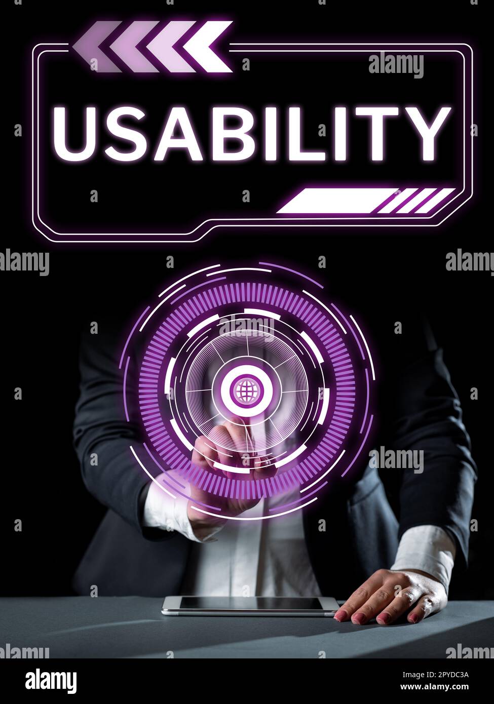 Text sign showing Usability. Business showcase A word assosiated with ...
