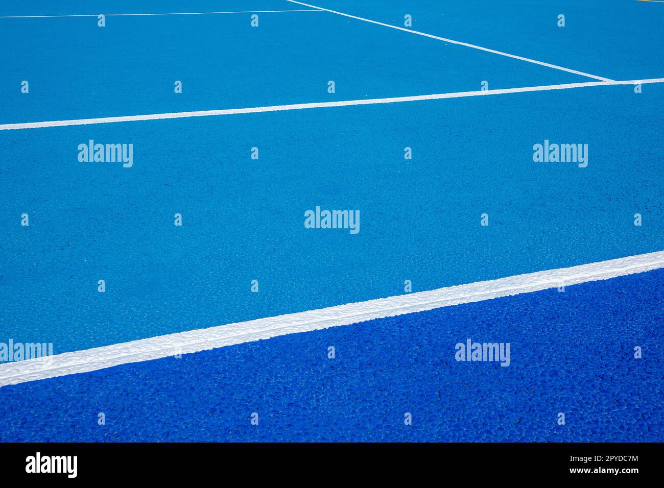 Sport field court background. Blue rubberized and granulated ground ... Sport field court background. Blue rubberized and granulated ground ...