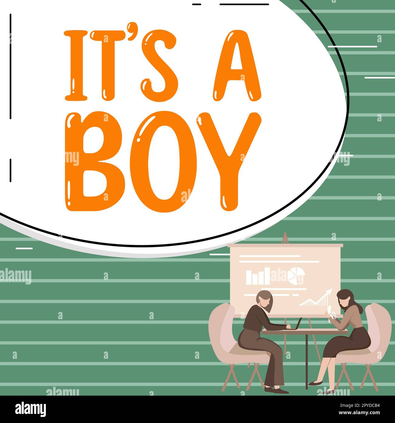 Hand writing sign It S A Boy. Concept meaning Expecting a male baby ...