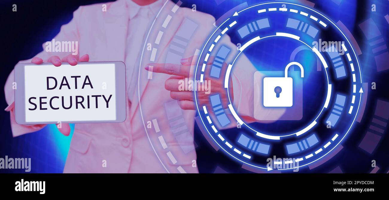 Conceptual caption Data Security. Internet Concept Confidentiality Disk ...