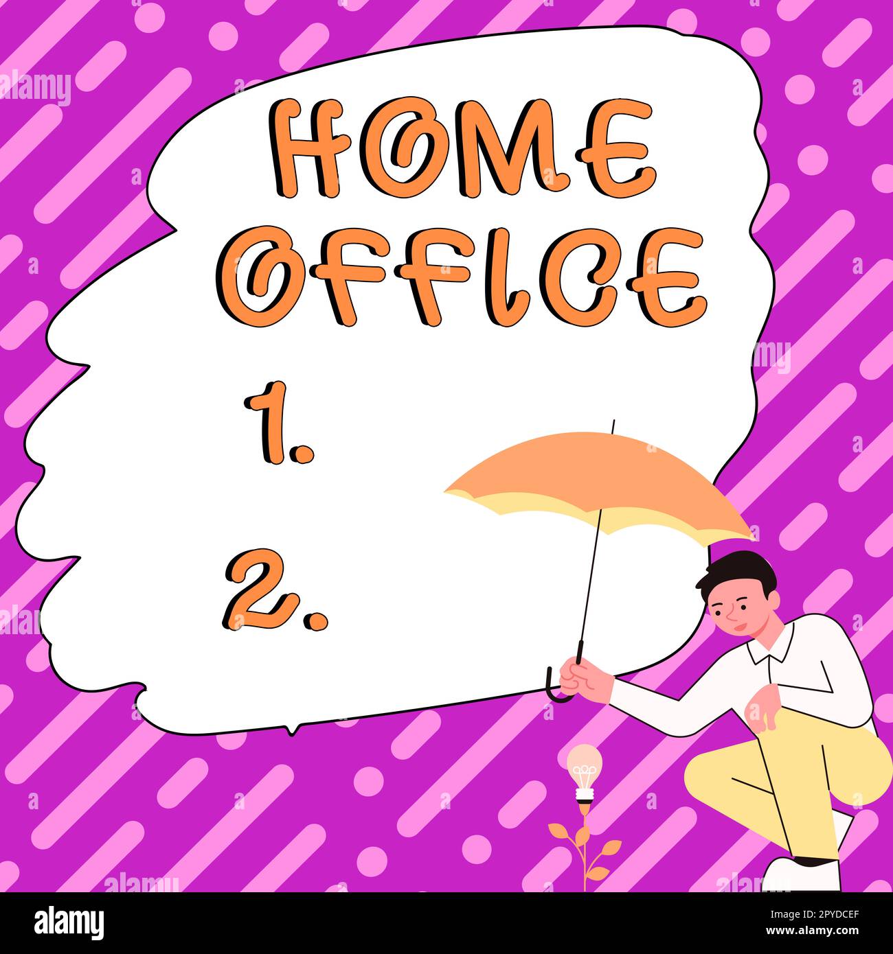 Sign displaying Home Office. Business concept space designated in a ...