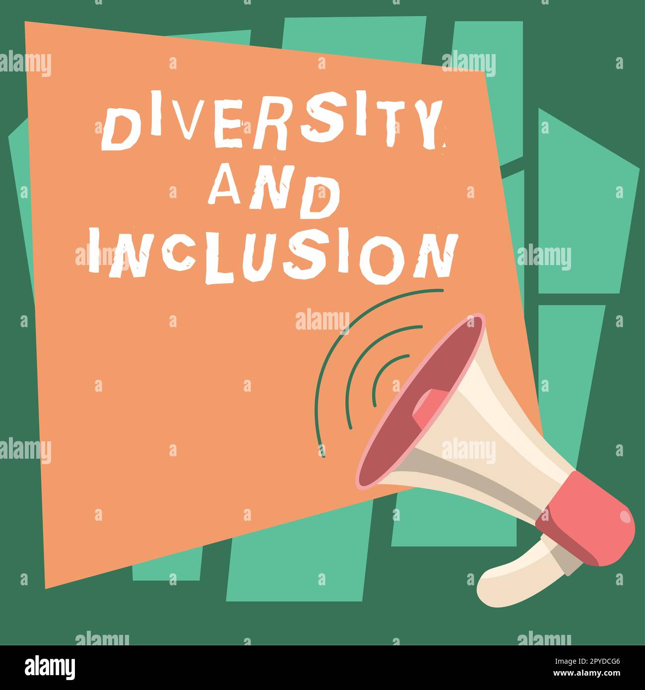 Conceptual display Diversity And Inclusion. Conceptual photo range ...