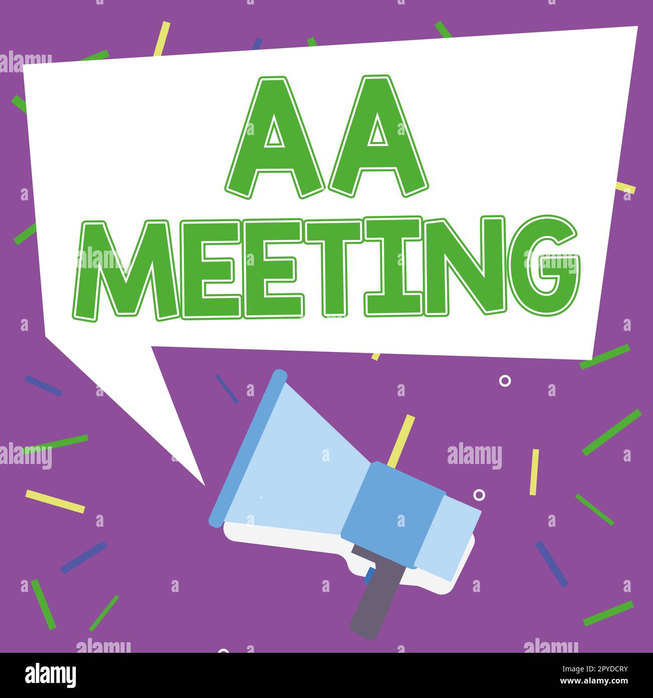 Conceptual display Aa Meeting. Word for gathering of alcohol addicted ...