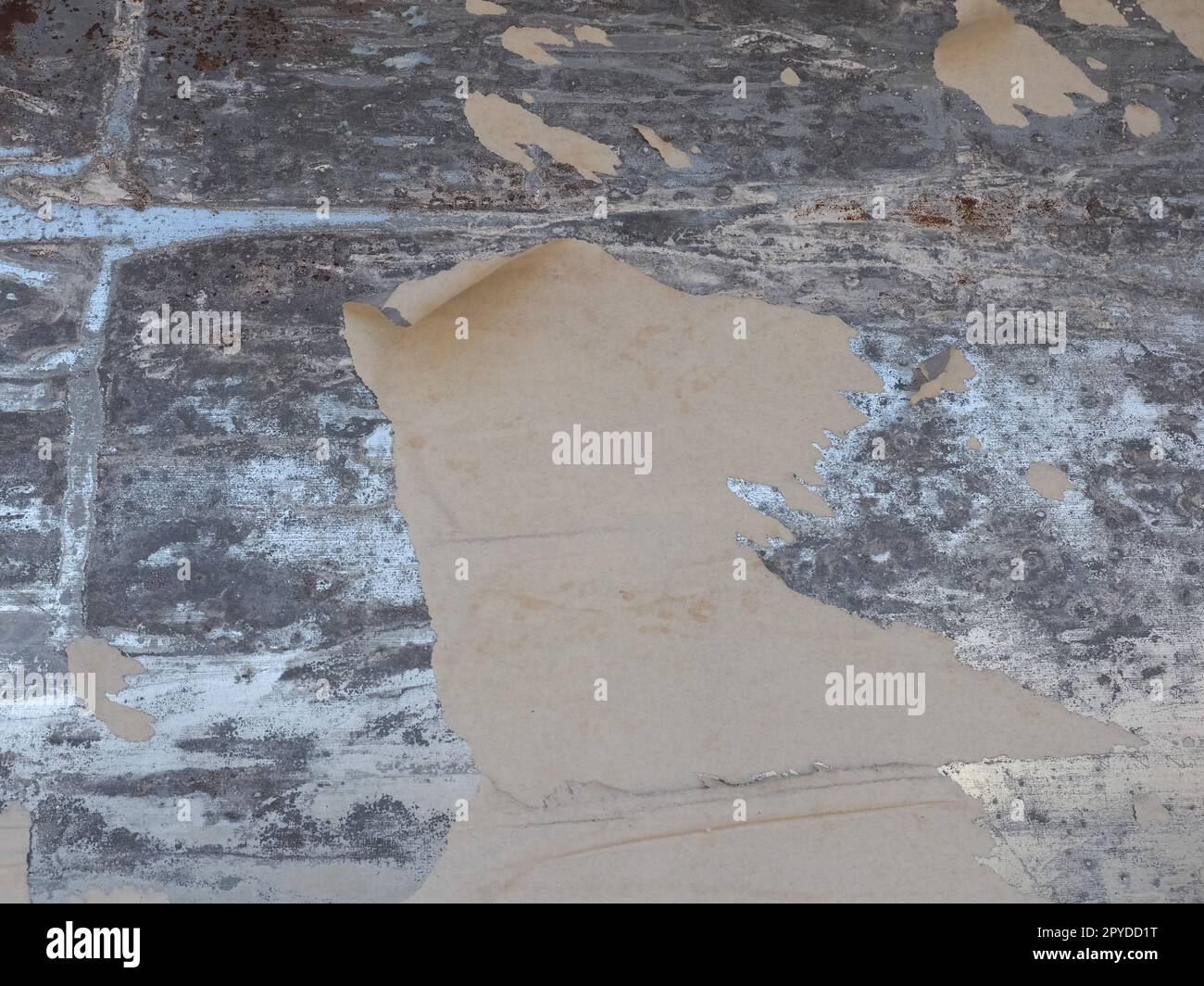 billboard paper decollage background Stock Photo - Alamy