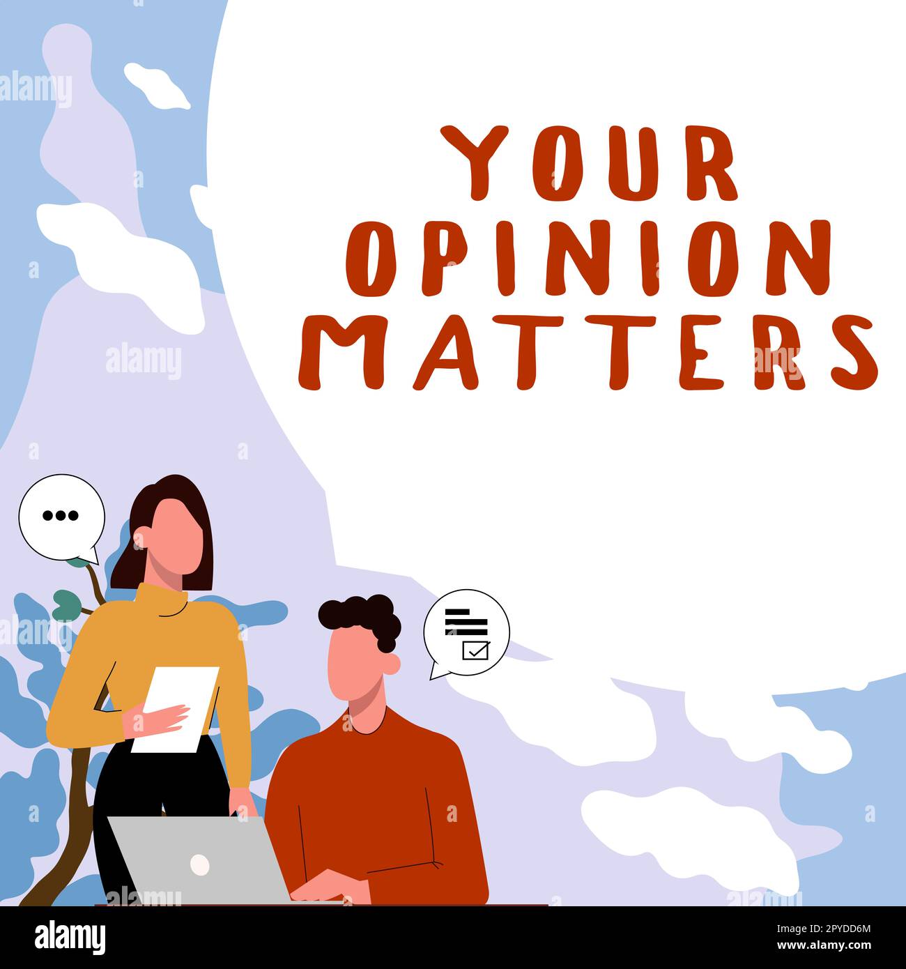 Conceptual display Your Opinion Matters. Business showcase to Have your ...